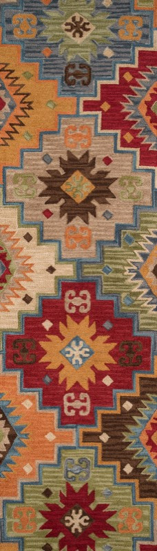 Momeni Tangier Multi Transitional Rugs TAN23, 2'3"x8' Runner ...