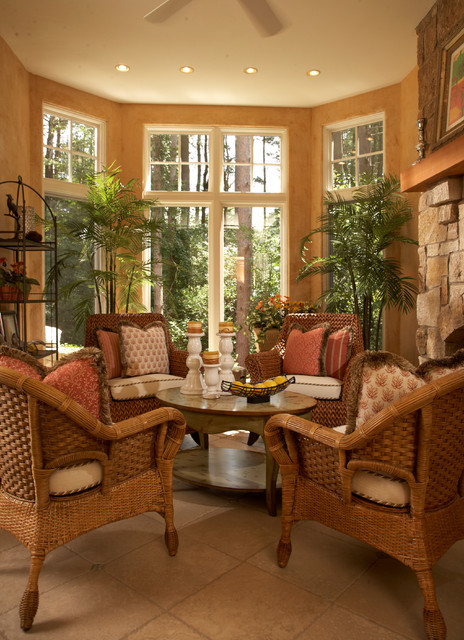 French Country - Traditional - Sunroom - Detroit - by LUXE Homes Design ...