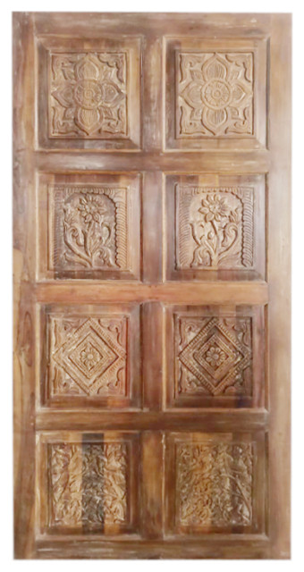 Consigned Vintage Wood Doors Natures Harmony Organic Door96 - Rustic ...