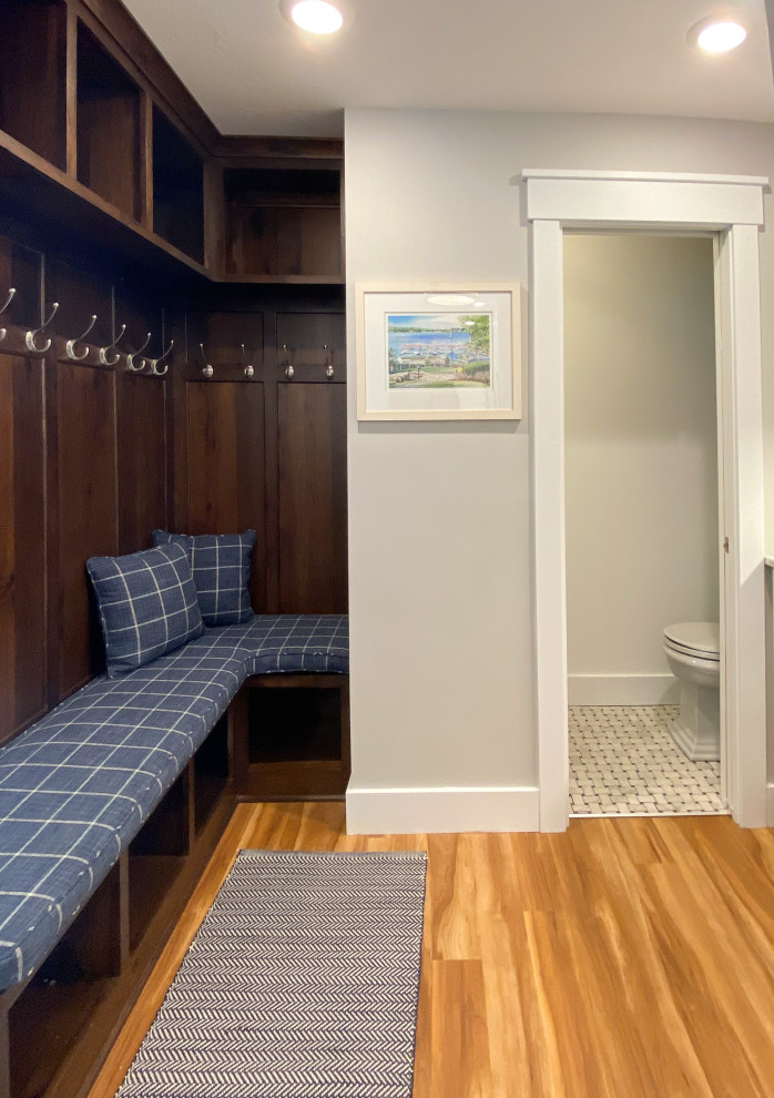 Custom Storage Front Entry Bench - Beach Style - Entry - Other - by ...