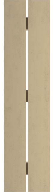 Rustic 2 Board Spaced B-N-B Faux Wood Shutters, 11.5x76" - Rustic ...