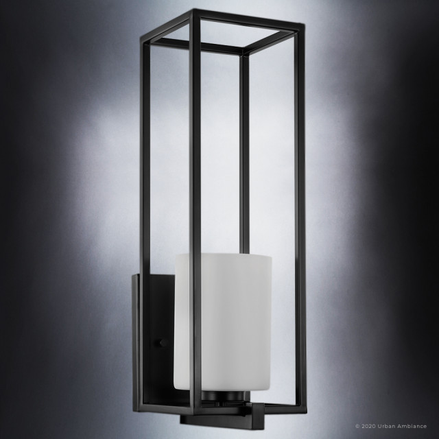 Luxury Minimalist Wall Light, Midnight Black, UHP3141 - Transitional ...