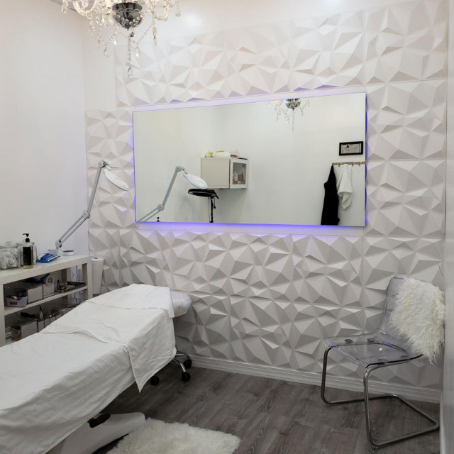 Decorative 3D Plastic Wall Panels in Modern Wall Design, 19.7"x19.7 ...