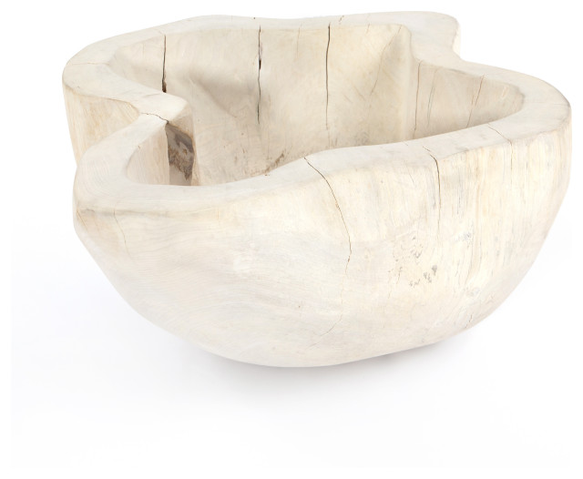 Live Edge Bowl - Rustic - Decorative Bowls - by Four Hands | Houzz