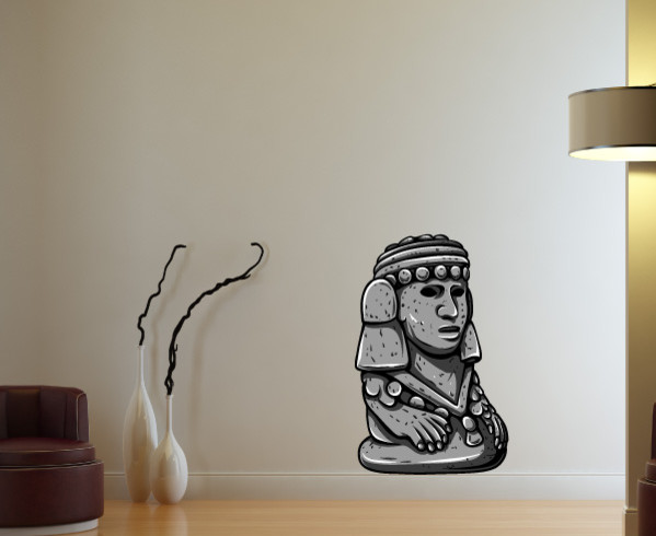 Aztec Vinyl Wall Decal AztecUScolor006, 8 in. - Contemporary - Wall ...