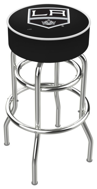 Holland L7C1 Los Angeles Kings 30" Double-Ring Bar Stool - Chrome ...