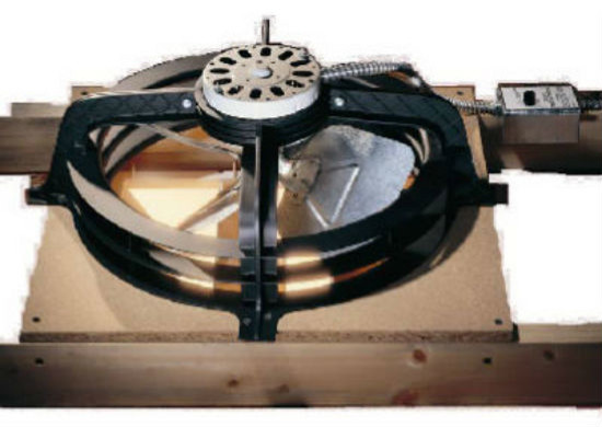 Air Vent 53319 Gable Mount Power Attic Ventilator, WCGB, 1320 CFM ...