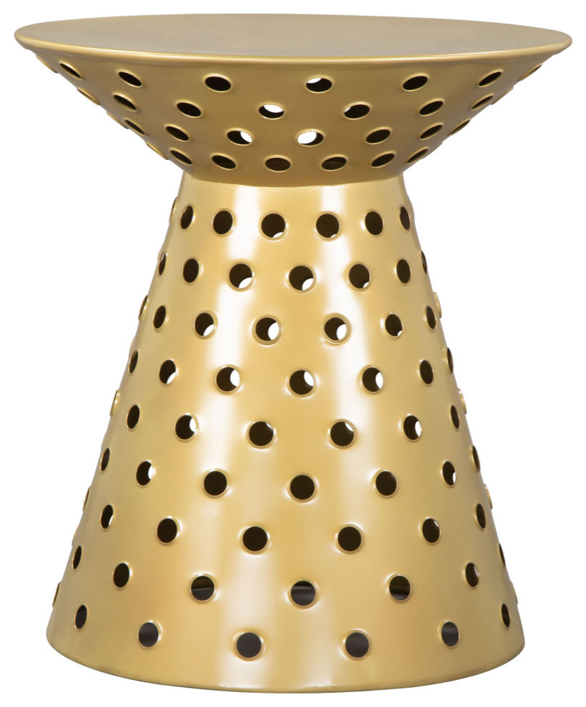 Barrett Side Table Gold - Contemporary - Side Tables And End Tables ...