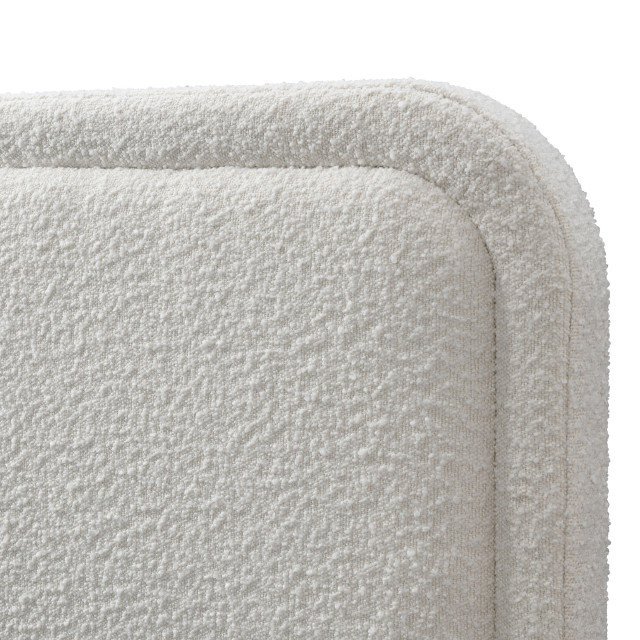 Omax Decor Chloe Modern Fabric Upholstered Platform Bed, Queen ...