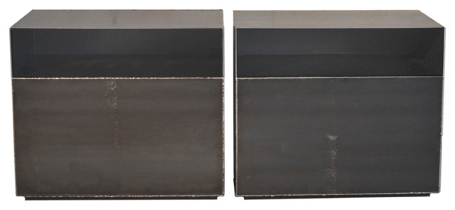 Steel Nightstand - Industrial - Nightstands And Bedside Tables - by ...
