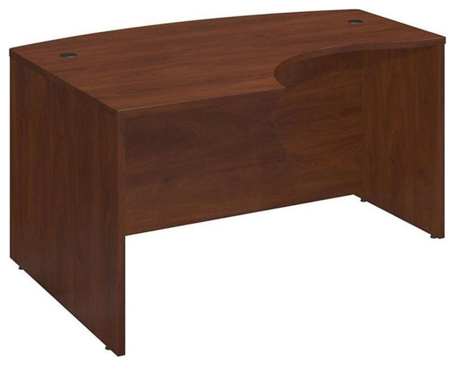 BBF Left Hand Transitional Engineered Wood L-Bow Desk Shell in Hansen ...