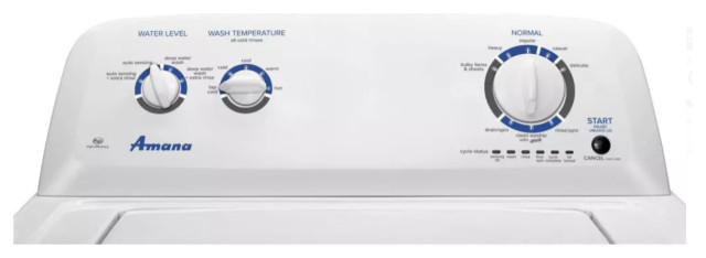 Amana 3.5 cu. ft. Top-Load Washer with Dual Action Agitator - Modern ...