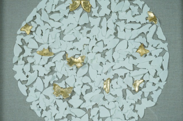 White Clay Silhouette Shadow Box Wall Décor - Contemporary - Wall ...