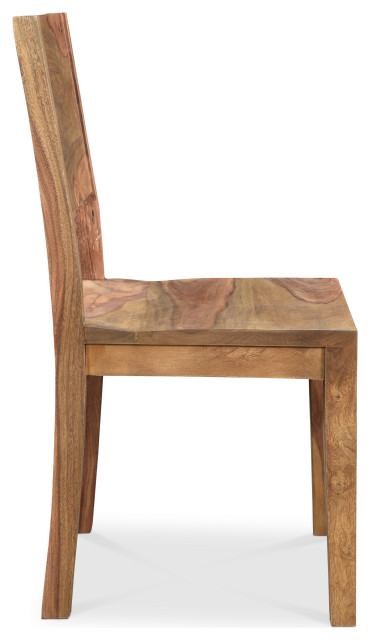Raven Sheesham Wood Chair - set of 2 - Rustic - Dining Chairs - by ...