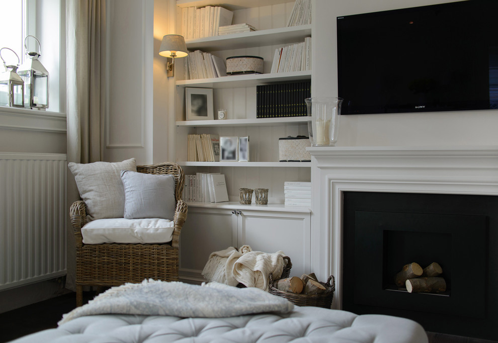 New England Style Apt - Traditional - Living Room - Other - by Studio ...