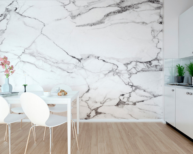 Marble Wall Mural - Contemporary - Wallpaper - by Brewster Home ...