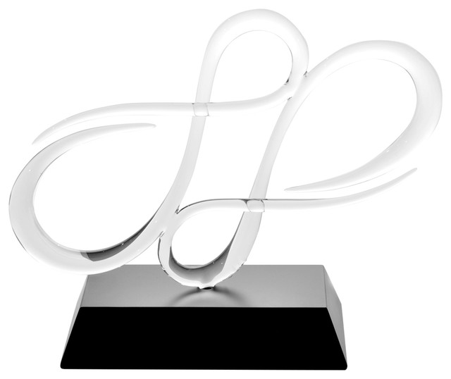 Entwined Lovers, Glass Sculpture - Contemporary - Decorative Objects ...