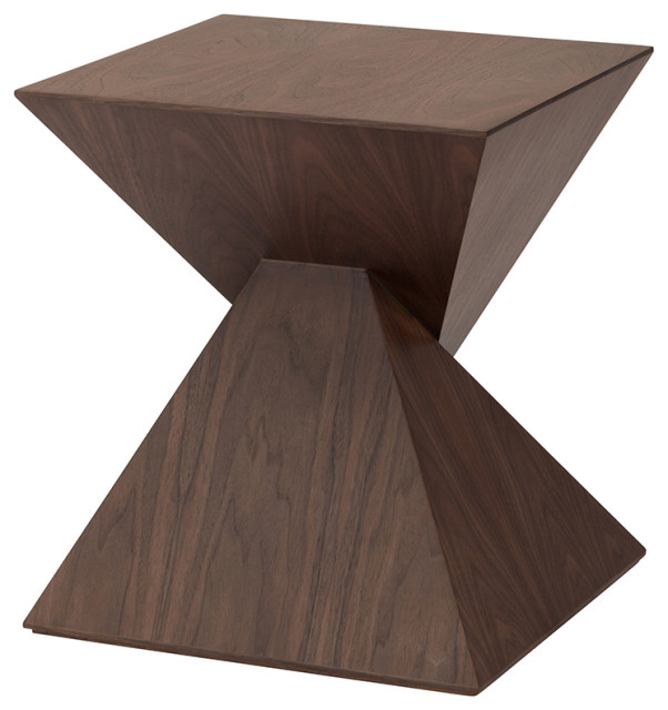 Giza Side Table, Double Pyramid Design - Transitional - Side Tables And ...