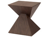 Giza Side Table, Double Pyramid Design - Transitional - Side Tables And ...