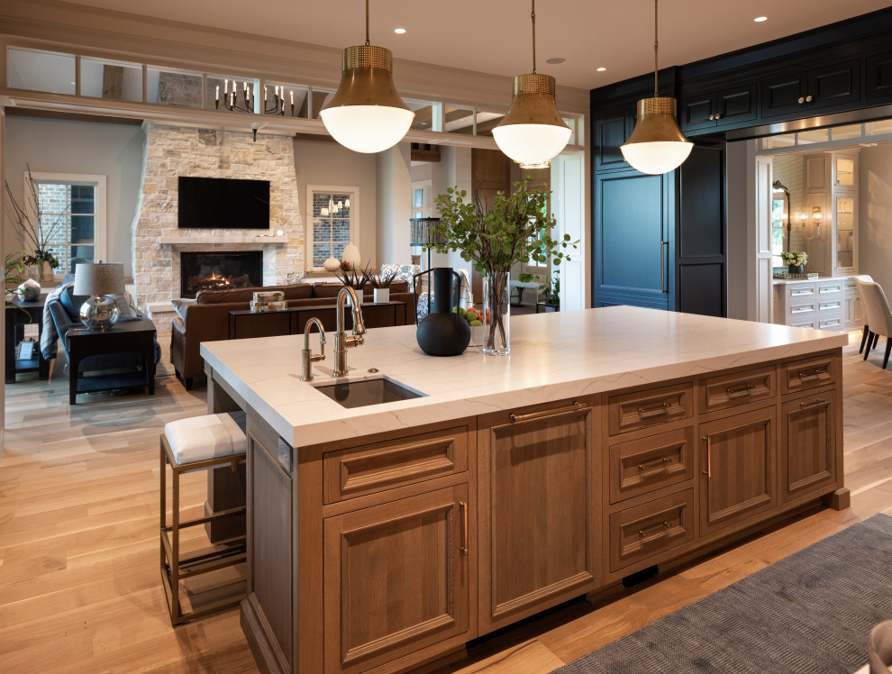 Shingle Style Lodge - Traditional - Kitchen - Minneapolis - by James ...
