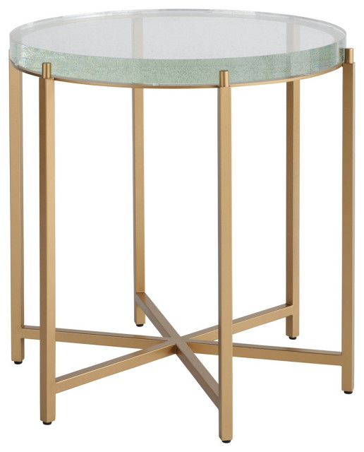Miranda Kerr by Universal Furniture Metal End Table, Gold ...