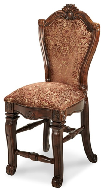 Windsor Court Traditional Counter Stool (Set of 2) - Vintage Brown ...