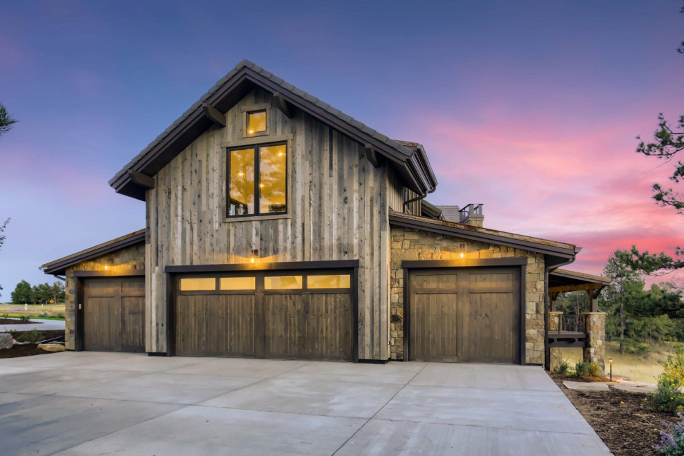 Rustic modern mountain home - Rustic - Garage - Denver - by Studio 646 ...