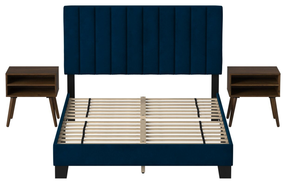 Coyote Bed in a Box, Blue - Midcentury - Bedroom Furniture Sets - by ...