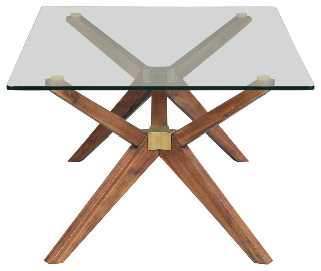 Mid-Century Modern Glass Coffee Table - Contemporary - Coffee Tables ...