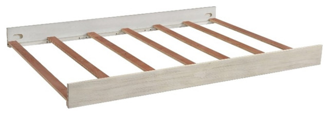 Westwood Design Beck Modern Wood Full Size Bed Rails in Willow Gray ...