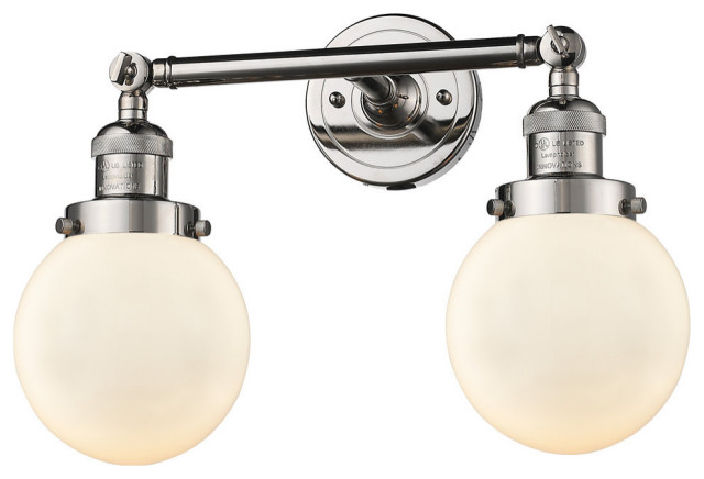 Innovations 2-LT Beacon 17" Bathroom Fixture - Polished Nickel ...