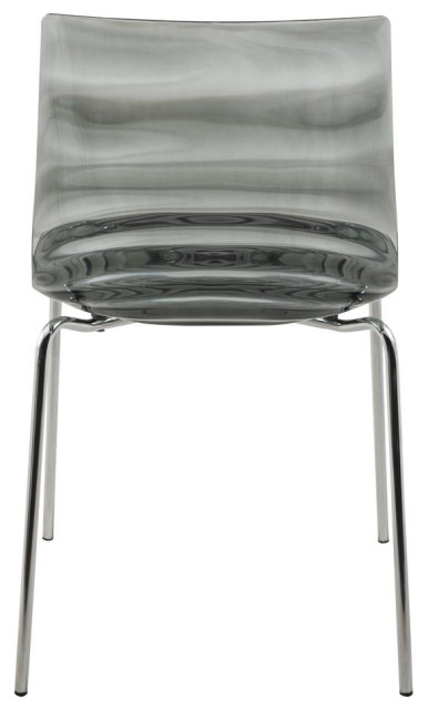 Leisuremod Astor Water Ripple Design Dining Chair Ac20Tbl ...