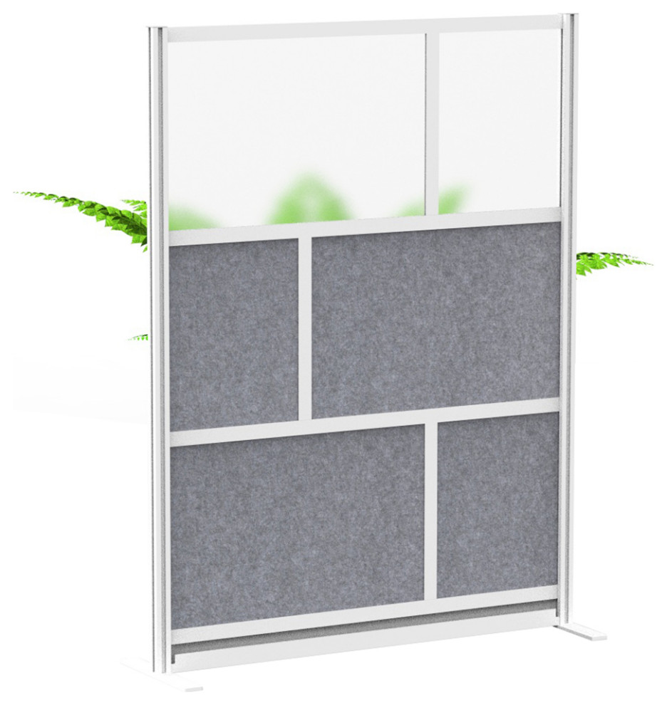 Luxor Modular Room Divider Wall System - 53" x 70" Starter Wall ...