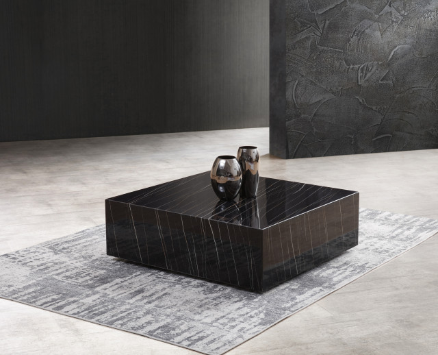 Cube Square Marble Coffee Table - Contemporary - Coffee Tables - by ...