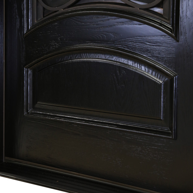 Forever Doors, Exterior Front Entry Composite Door AR07C, 36"x80", Left ...