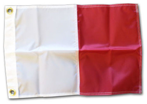 Letter H, Nautical Code Signal Nylon Flag - Traditional - Flags And ...