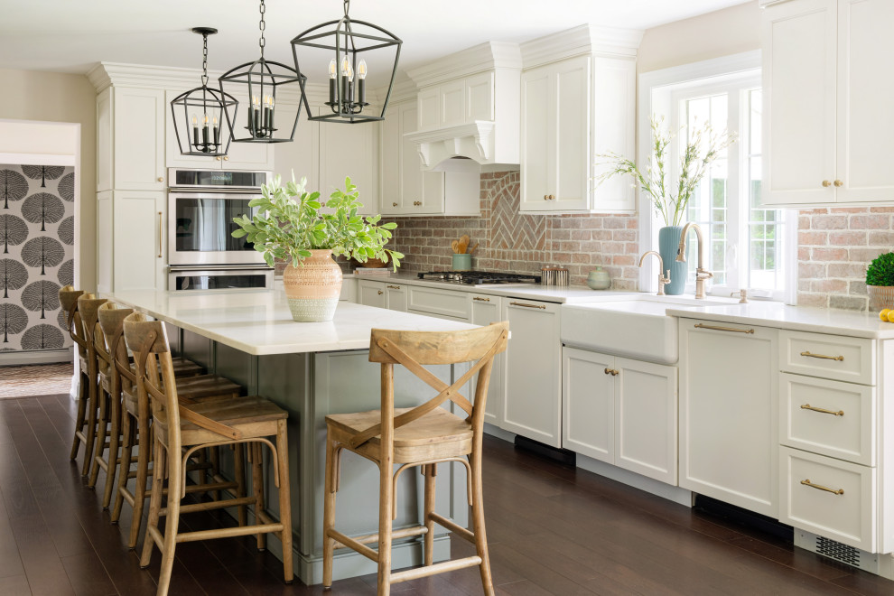 FOR THE LOVE OF BRICK - Farmhouse - Kitchen - Philadelphia - by AKD ...