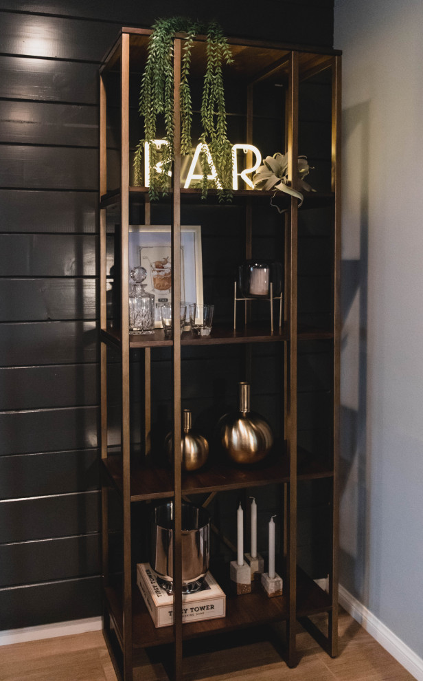 Modern & Masculine Bar - Modern - Home Bar - Other - by Laura Lochrin ...