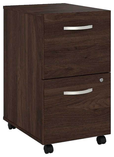 Studio C 2 Drawer Mobile File Cabinet in Modern Hickory - Engineered ...