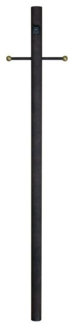 Craftmade Smooth Direct Burial 84" Outdoor Post Light Posts in Rust ...