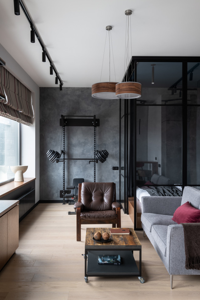 ЖК Символ - Contemporary - Home Gym - Moscow - by TB.Design | Houzz