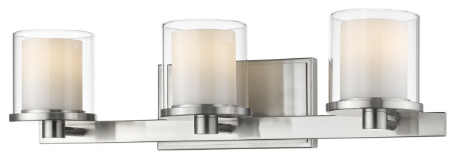 Z-Lite 1918-3V-BN-LED Three Light Vanity Schema Brushed nickel ...