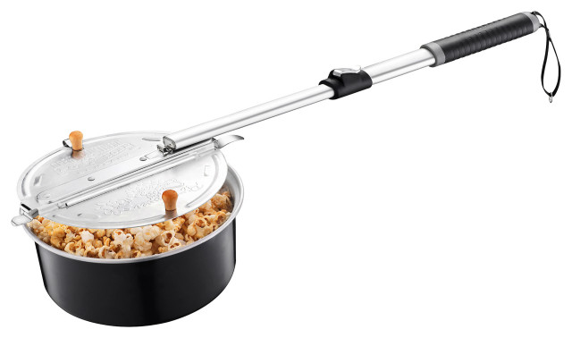 Campfire Popcorn Popper Old Fashioned Popcorn Maker With Telescoping ...