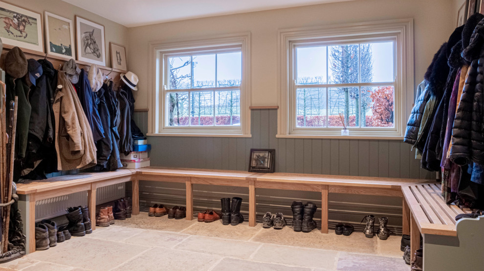 Manor House Bootroom Project - Traditional - Cloakroom - Manchester ...