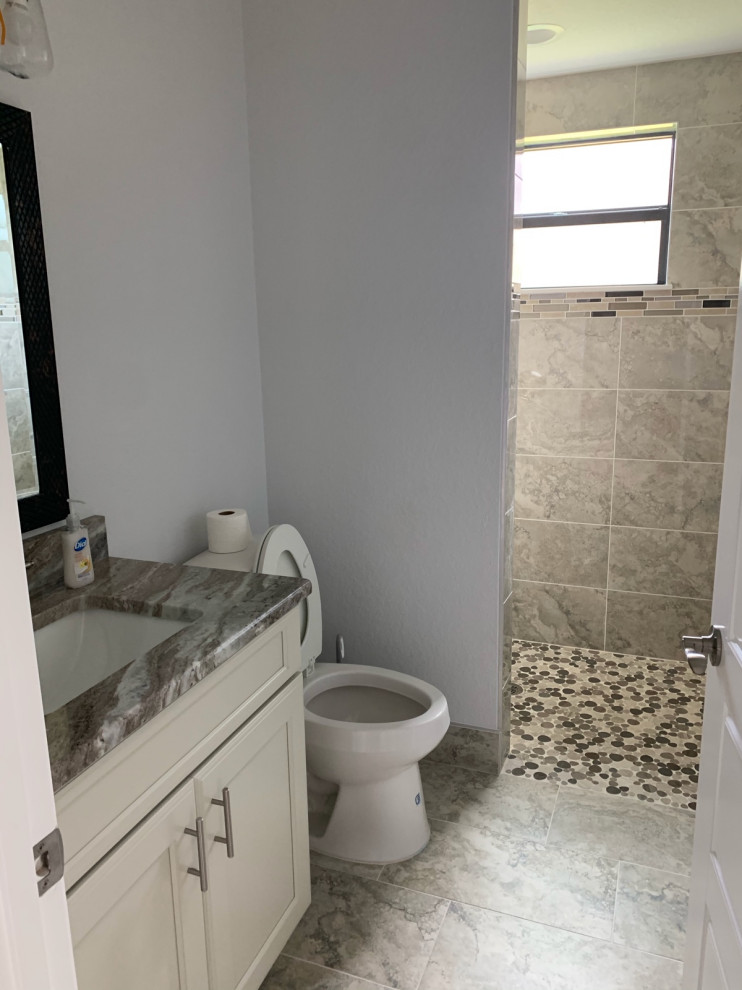 hall bath shower