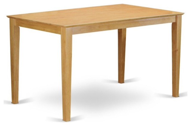 Capri Rectangular Counter Height Dining Table 36x60 With Solid Wood Top ...