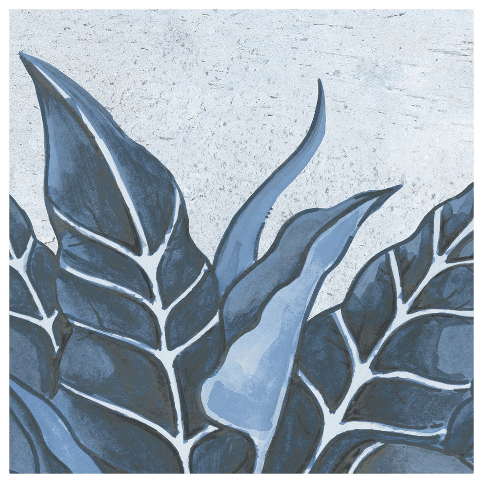 Nusa Botanic Sapphire Porcelain Floor and Wall Tile - Tropical - Wall ...