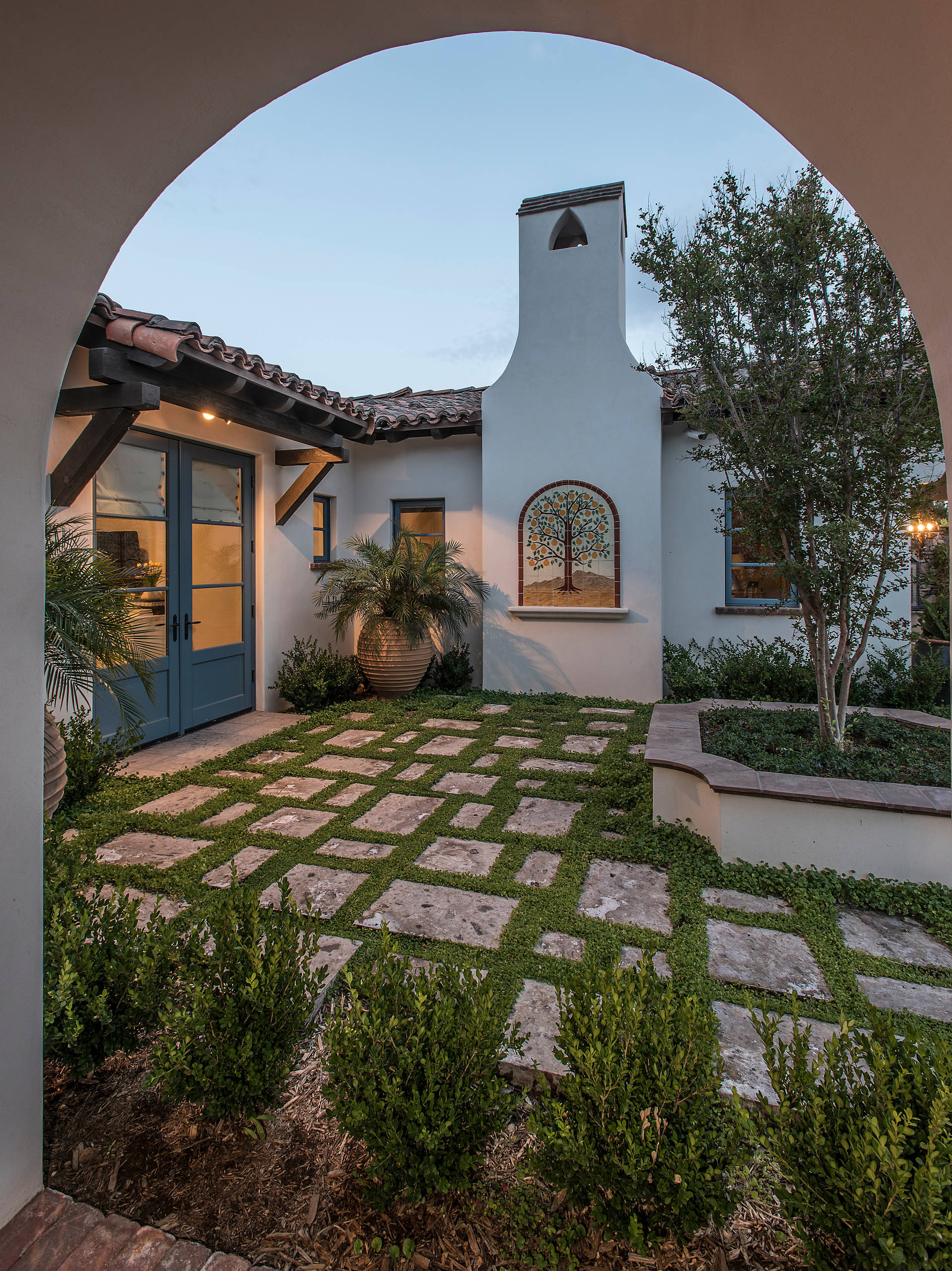Center Courtyard Spanish Style House