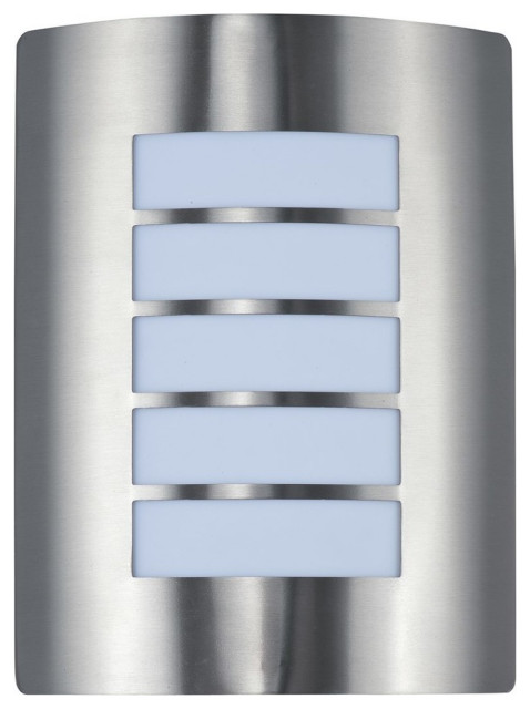 Maxim View LED 1-Light Outdoor Wall Mount 64331WTSST, Stainless Steel ...