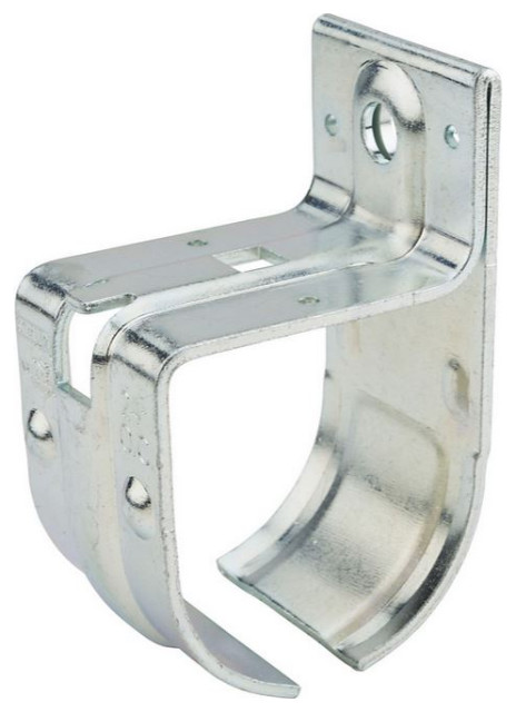 National Hardware N100-006 Single Round Rail Bracket, Zinc - Brackets ...